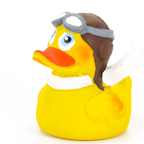 Pilot Flyer Rubber Duck | Ducks in the Window®