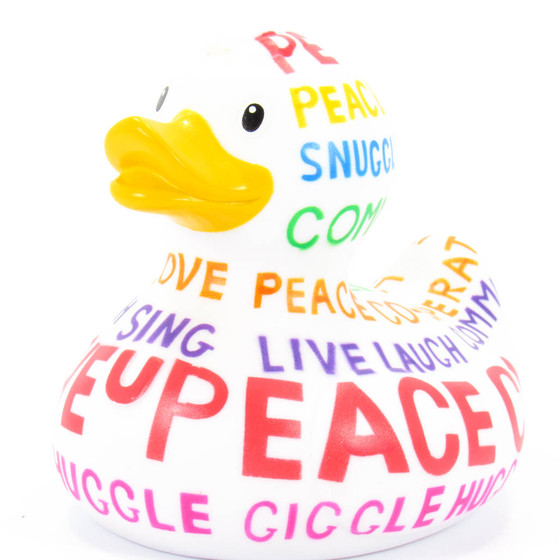 Symbol (Peace) Rubber Duck by Bud Ducks| Ducks in the Window®
