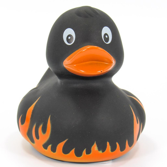 Flames Rubber Duck | Ducks in the Window®