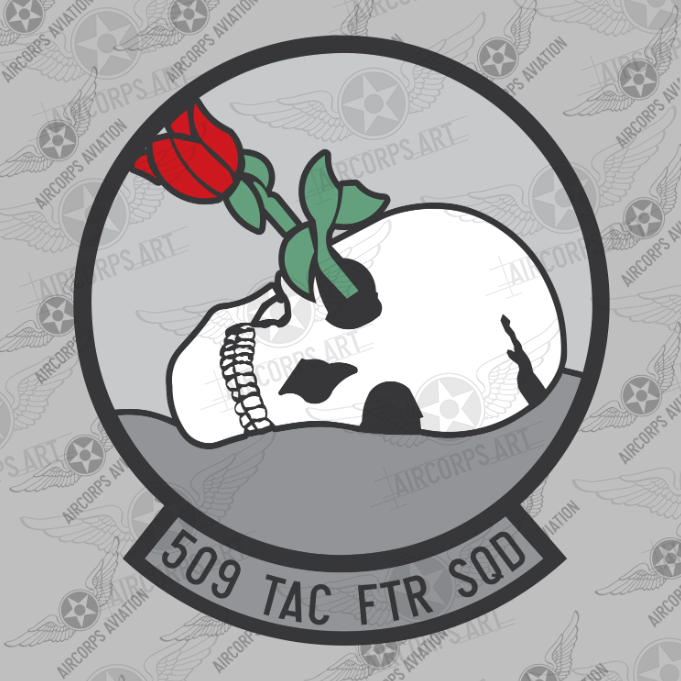 509th Fighter Squadron WWII USAF Decal