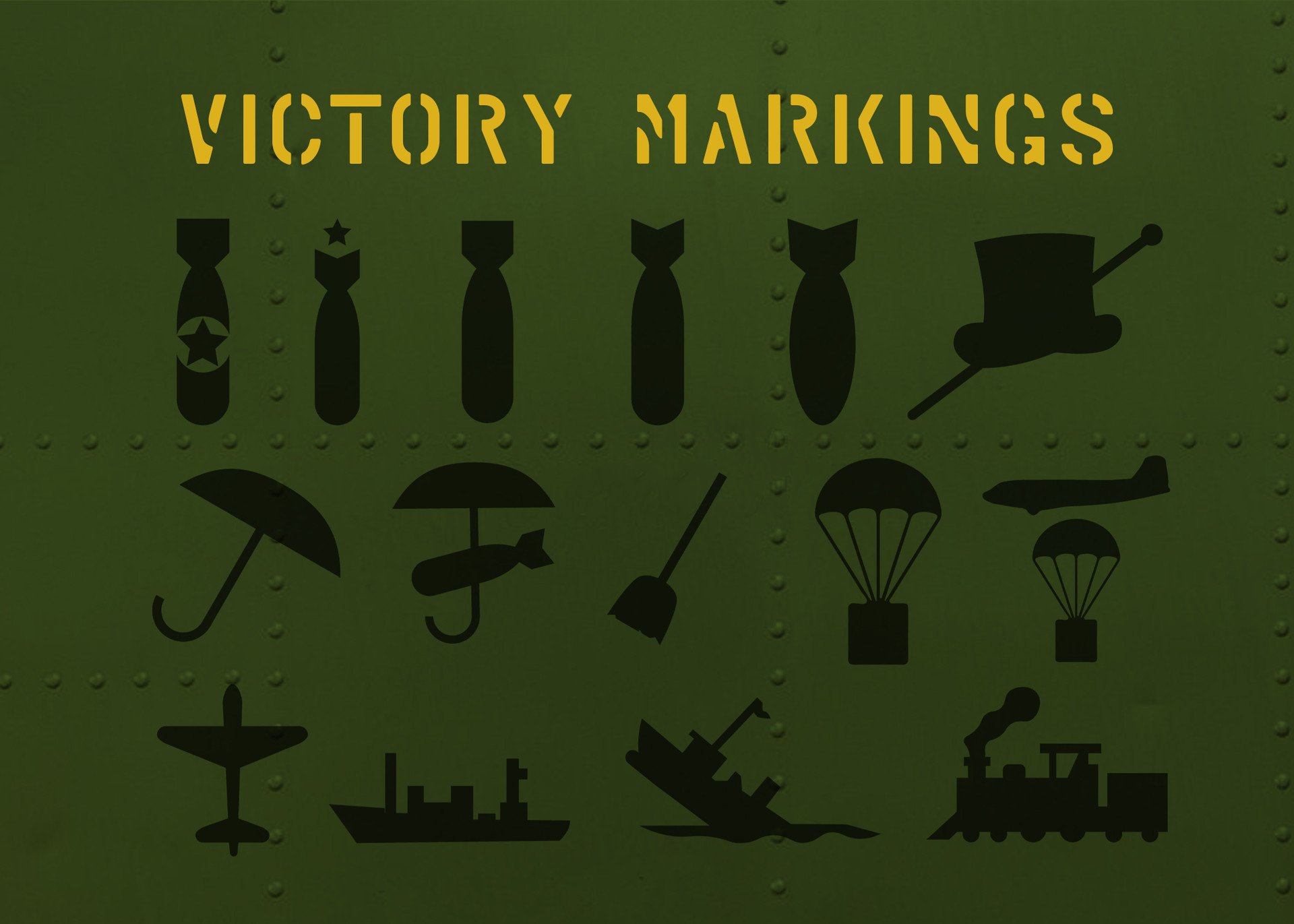 Aircraft Victory Mission Markings of WWII - AirCorps Art