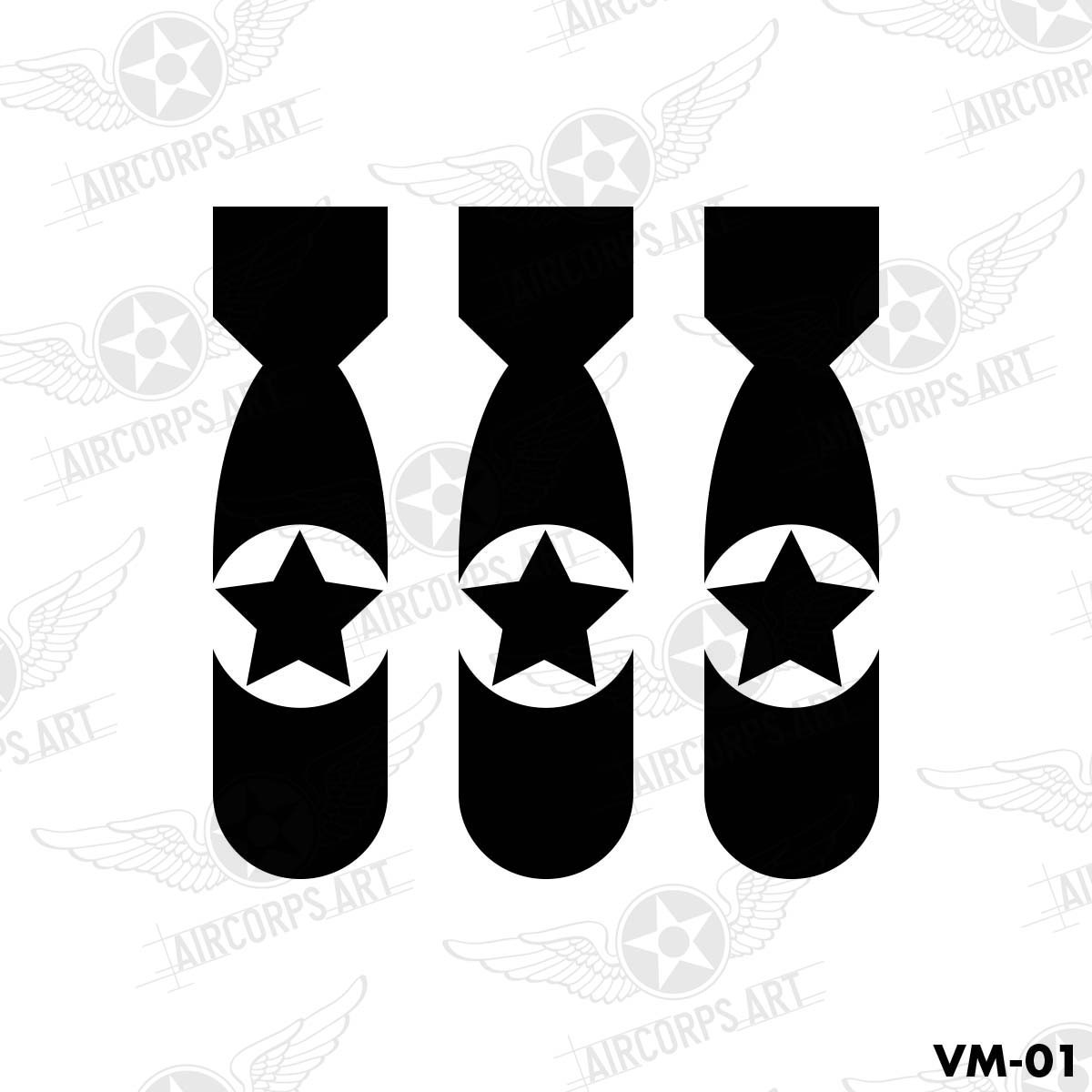 Lead Crew Bomb Mission Marking Decal