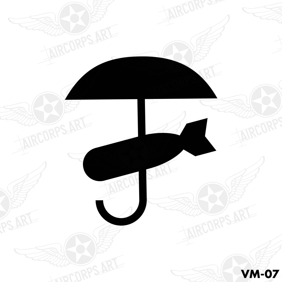 Top Cover Bombing Mission Marking Decal