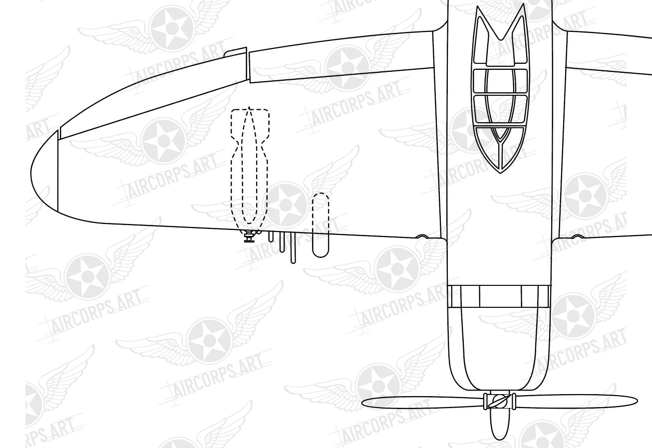 P-47 Vector Artwork - Digital Download