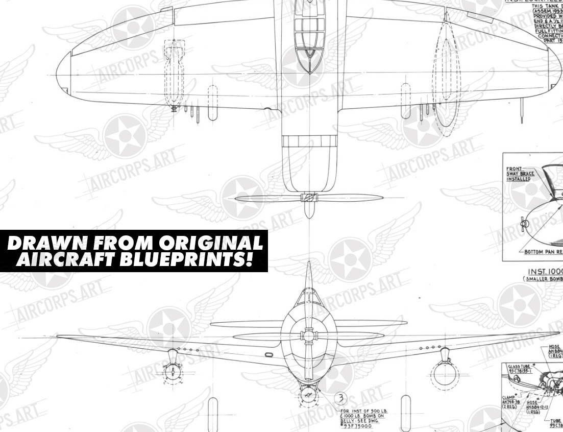 P-47 Vector Artwork - Digital Download