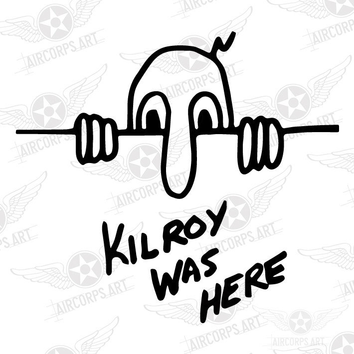 Kilroy Was Here Decal Sticker