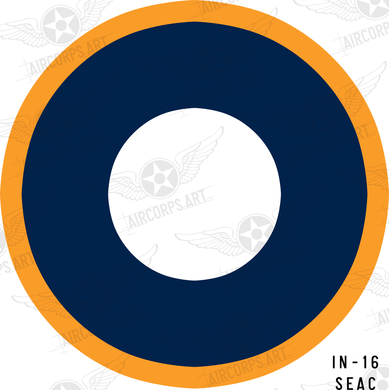 Royal Air Force SEAC Military Aircraft Roundel Insignia