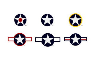 Timeline for the US Air Force National Star Insignia - AirCorps Art