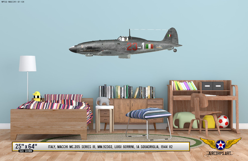 Aircraft Profiles - Axis - Macchi C.202 Veltro - AirCorps Art