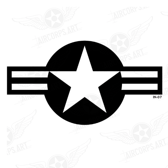 U.S. Air Force Star and Bars Insignia Military Aircraft Insignia Roundel