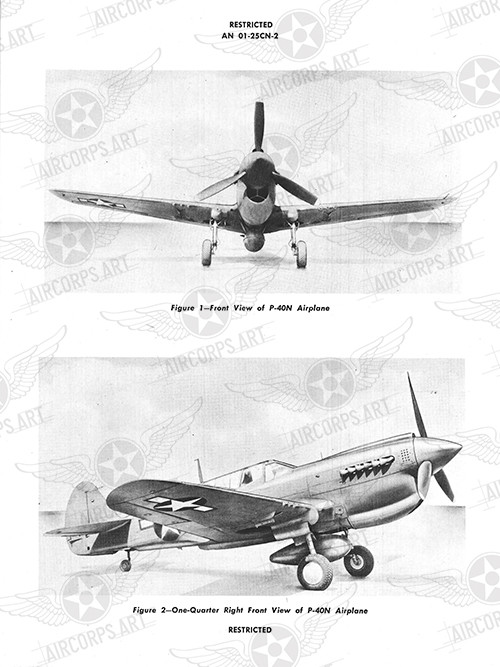 P-40 Fuselage Exploded View Poster