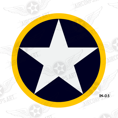 U.S. Airforce Star and Bars Insignia Operation Torch Spec. No. 24102-K