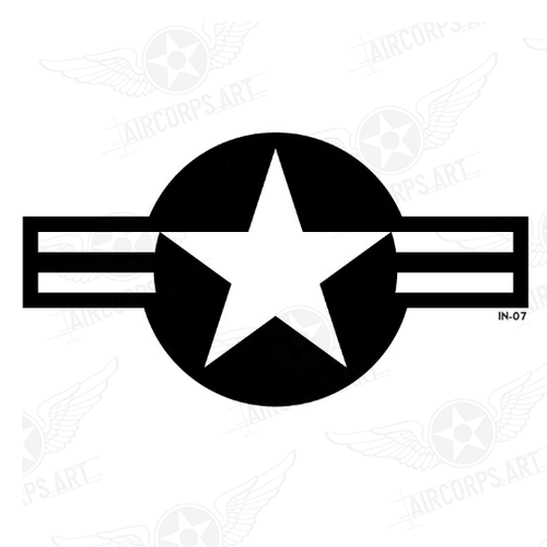 U.S. Air Force Star and Bars Insignia Military Aircraft Insignia Roundel