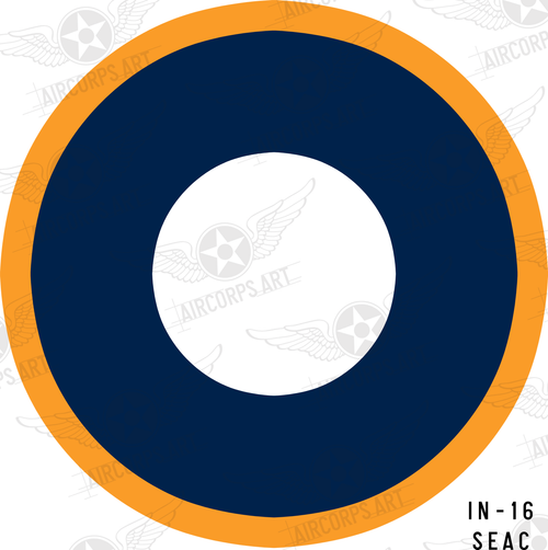 Royal Air Force SEAC Military Aircraft Roundel Insignia