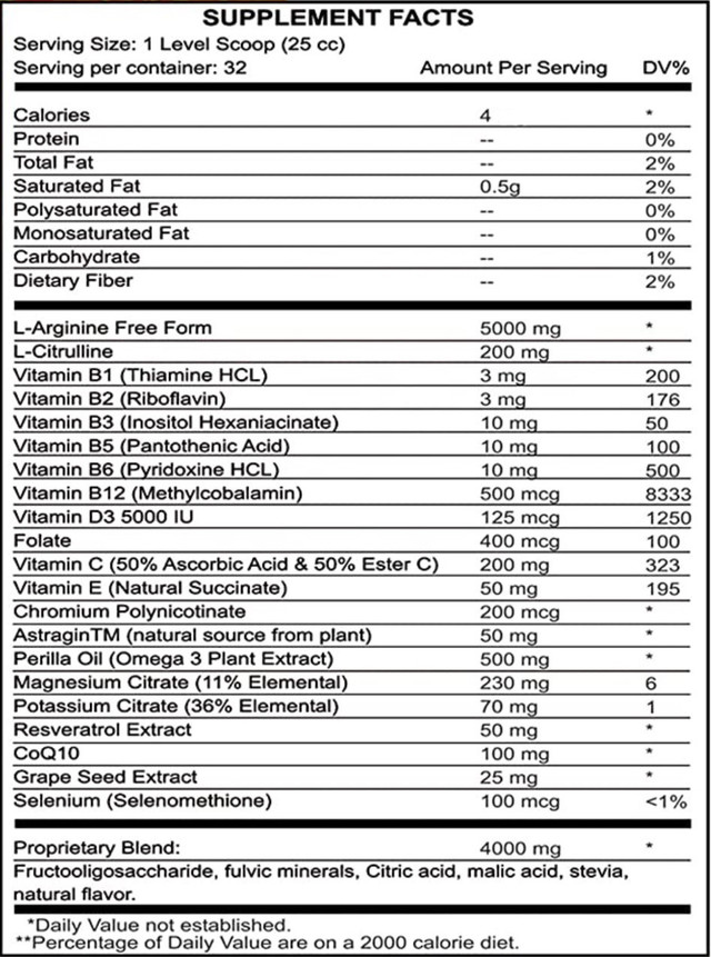 Cardio For Life Powder | Orange, Grape, Peach And Piña Colada Flavor