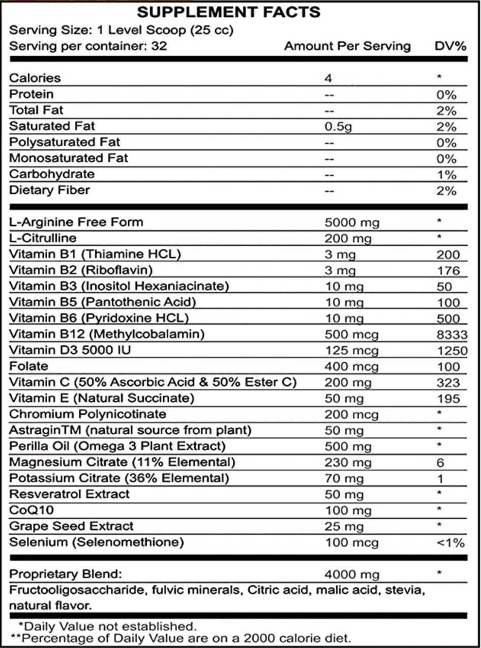 Cardio For Life Powder | Orange, Grape, Peach And Piña Colada Flavor