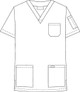 MOBB Unisex Scrub Top 310T