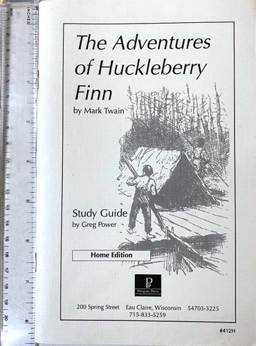 Huckleberry Finn Study Guide Home Edition | Progeny Press