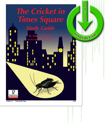 Cricket in Times Square PDF Download Study Guide | Progeny Press ...
