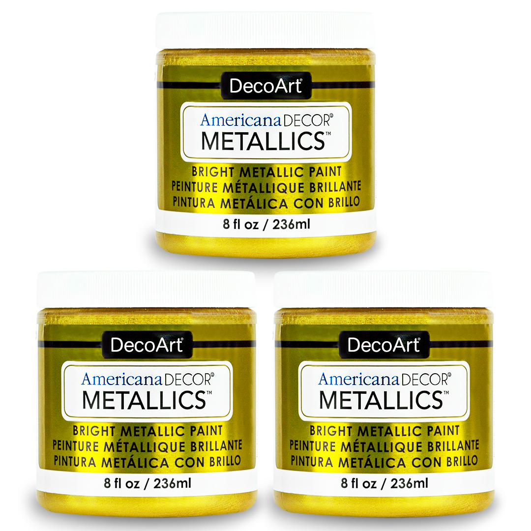 Metallic gold acrylic paint store