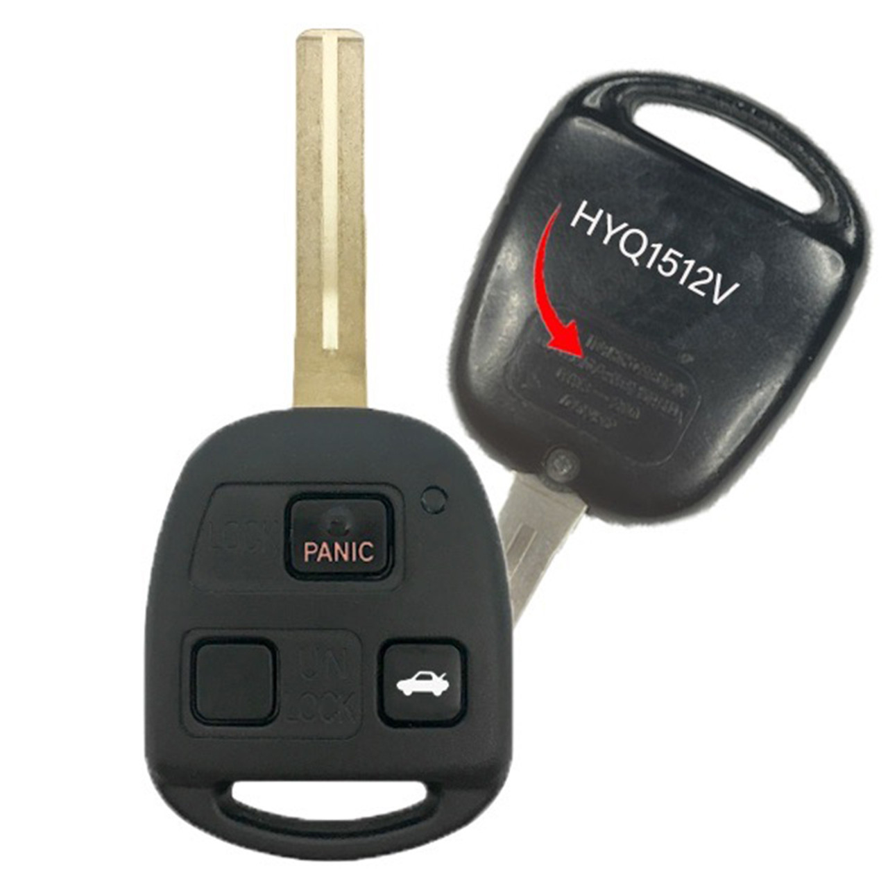 Lexus 3 Button Remote Head Key Id 172384 Lex015 My Key Counter