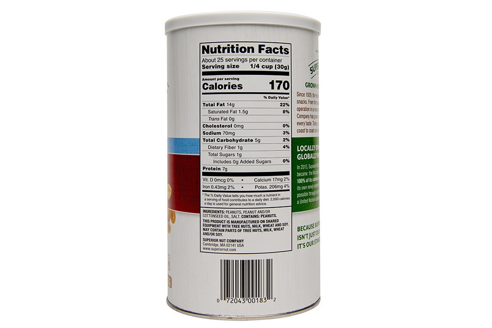 Buy Party Peanuts, 26oz Canisters (Pack of 2) from Superior Nut Store ...