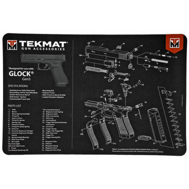 Shop TekMat Tekmat Pistol Mat for Glock G5 at Urban Tactical Firearms of NJ