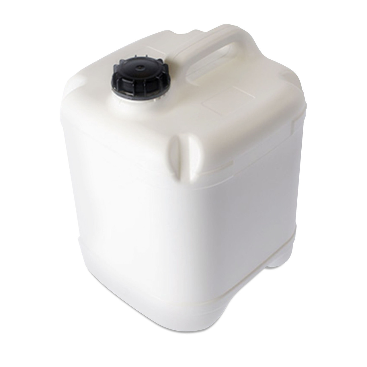 20Ltr White Plastic Cube Drum 58mm T/E Cap - Plasdene Glass-Pak Pty Ltd