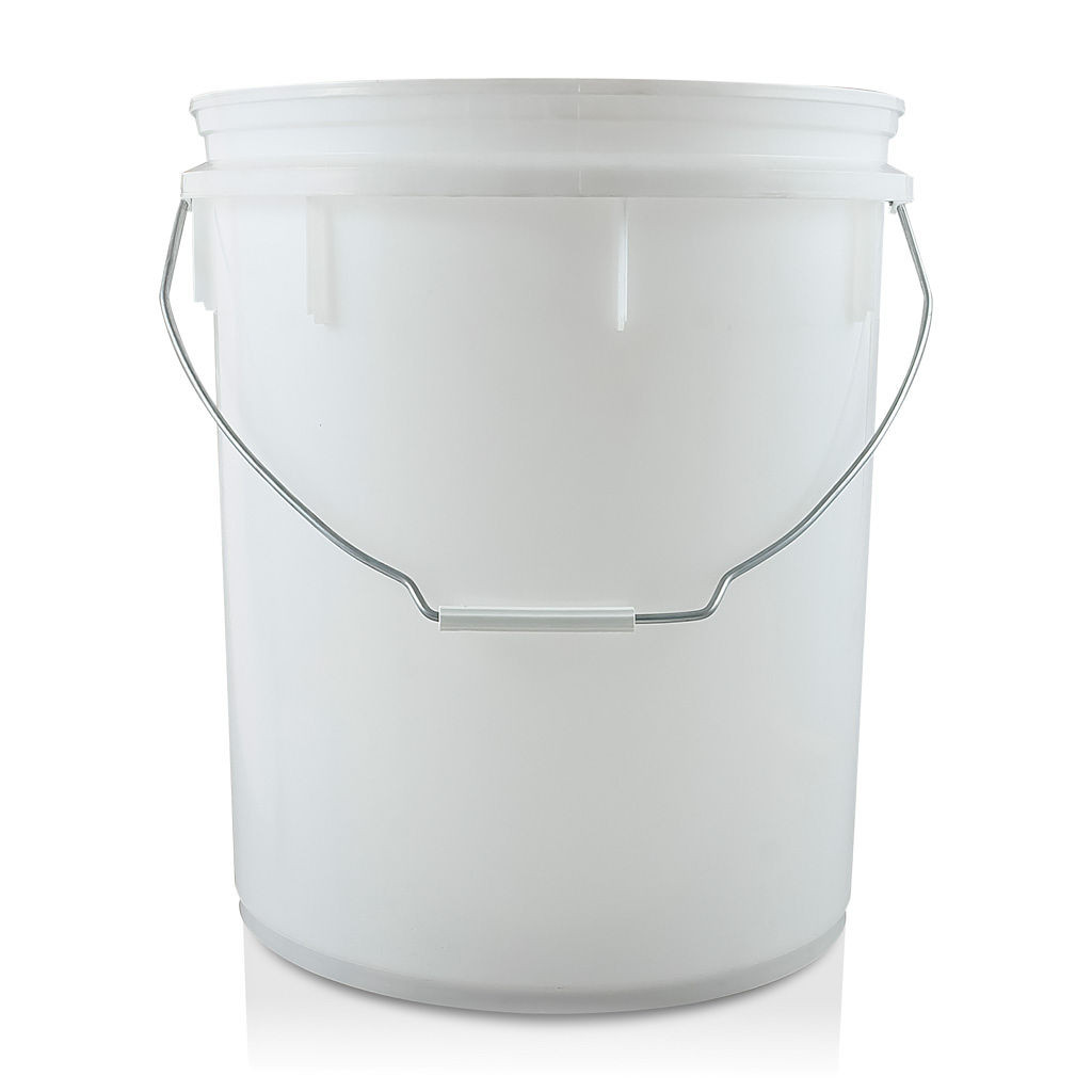 25Ltr Natural Plastic Pail 340mm T/E Finish - Plasdene Glass-Pak Pty Ltd