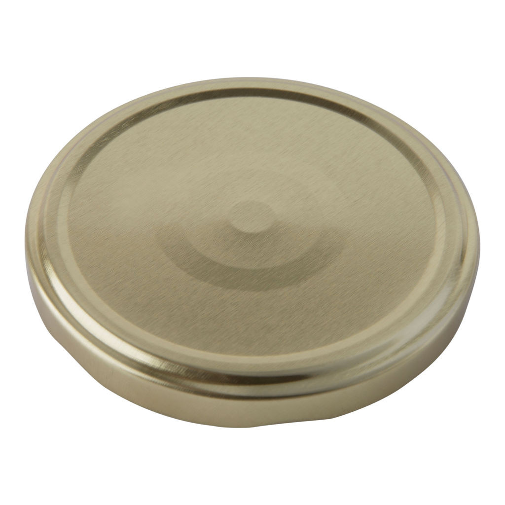 82mm Gold Metal RSB Button Twist Cap - Plasdene Glass-Pak Pty Ltd