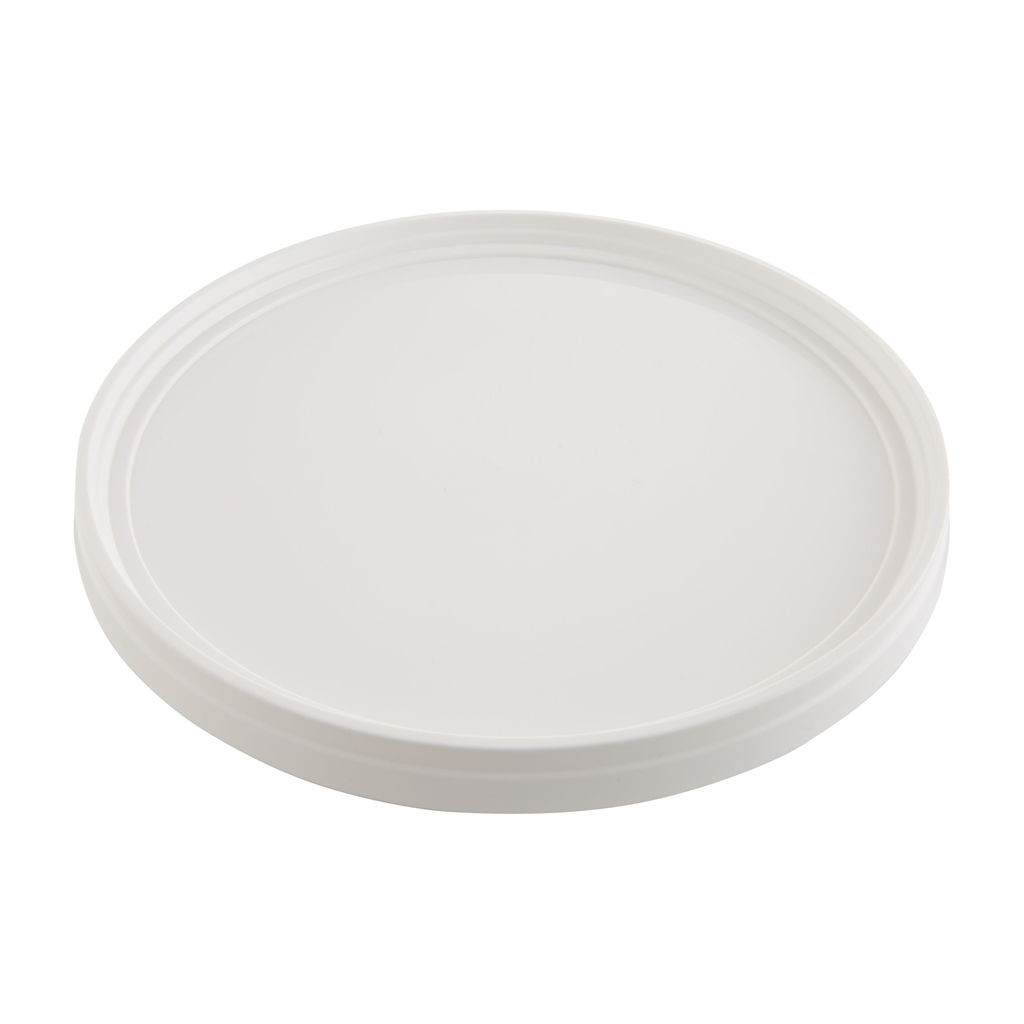 140mm White Plastic Pail Lid - Plasdene Glass-Pak Pty Ltd