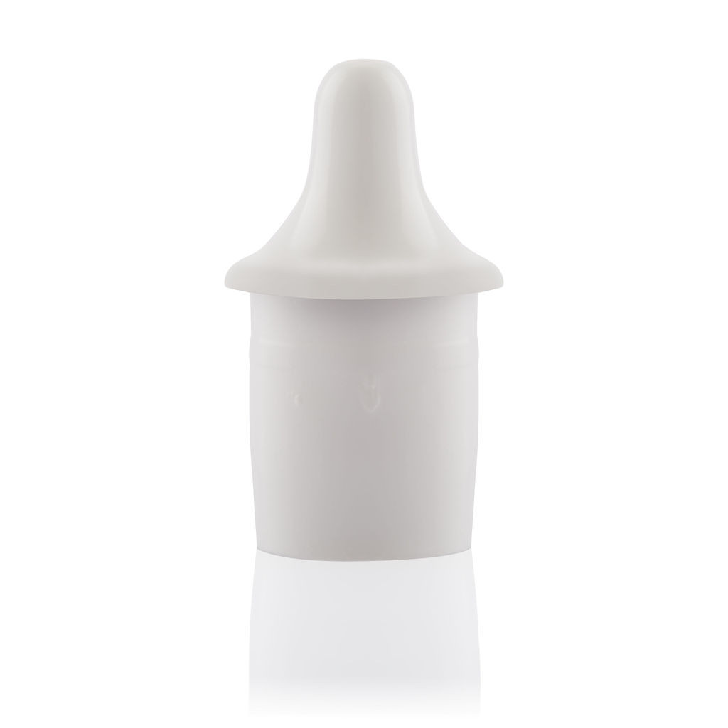 15mm White Plastic Eye Dropper Nozzle with Lock Ring - Plasdene Glass ...