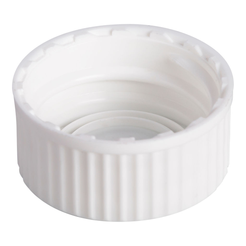 20mm White Plastic Screw Cap - Plasdene Glass-Pak Pty Ltd