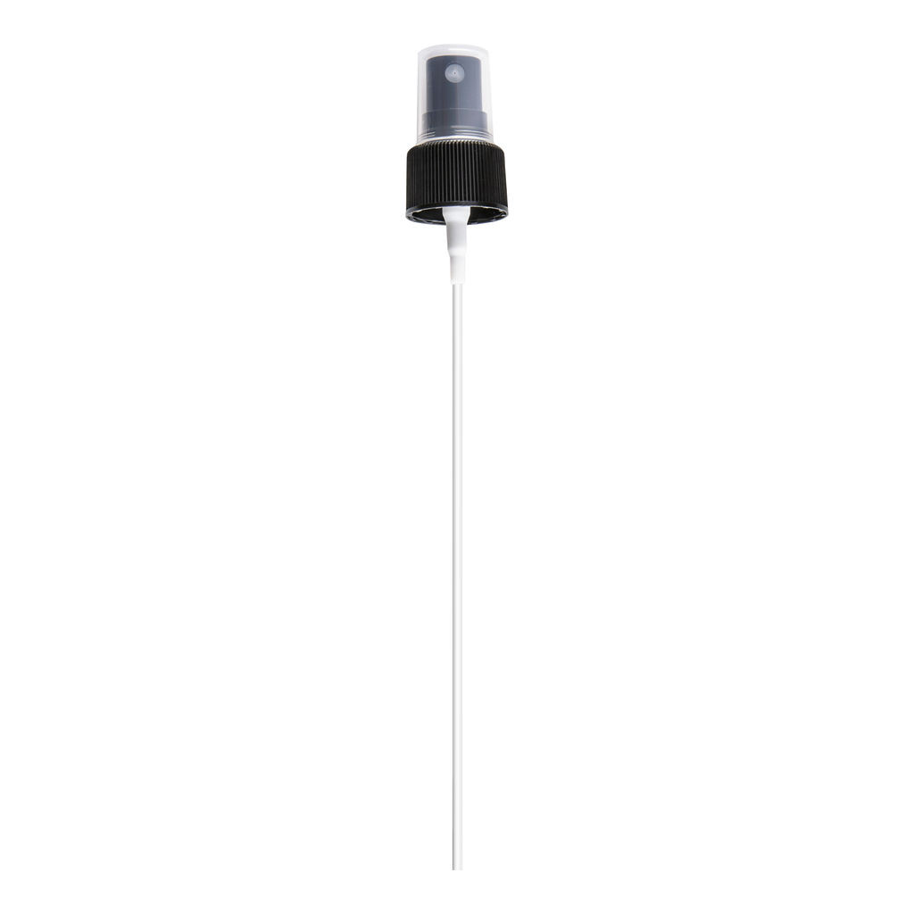 24mm 410 Black Plastic Fine Mist Spray 200mm Diptube - 0.12ml Dosage ...