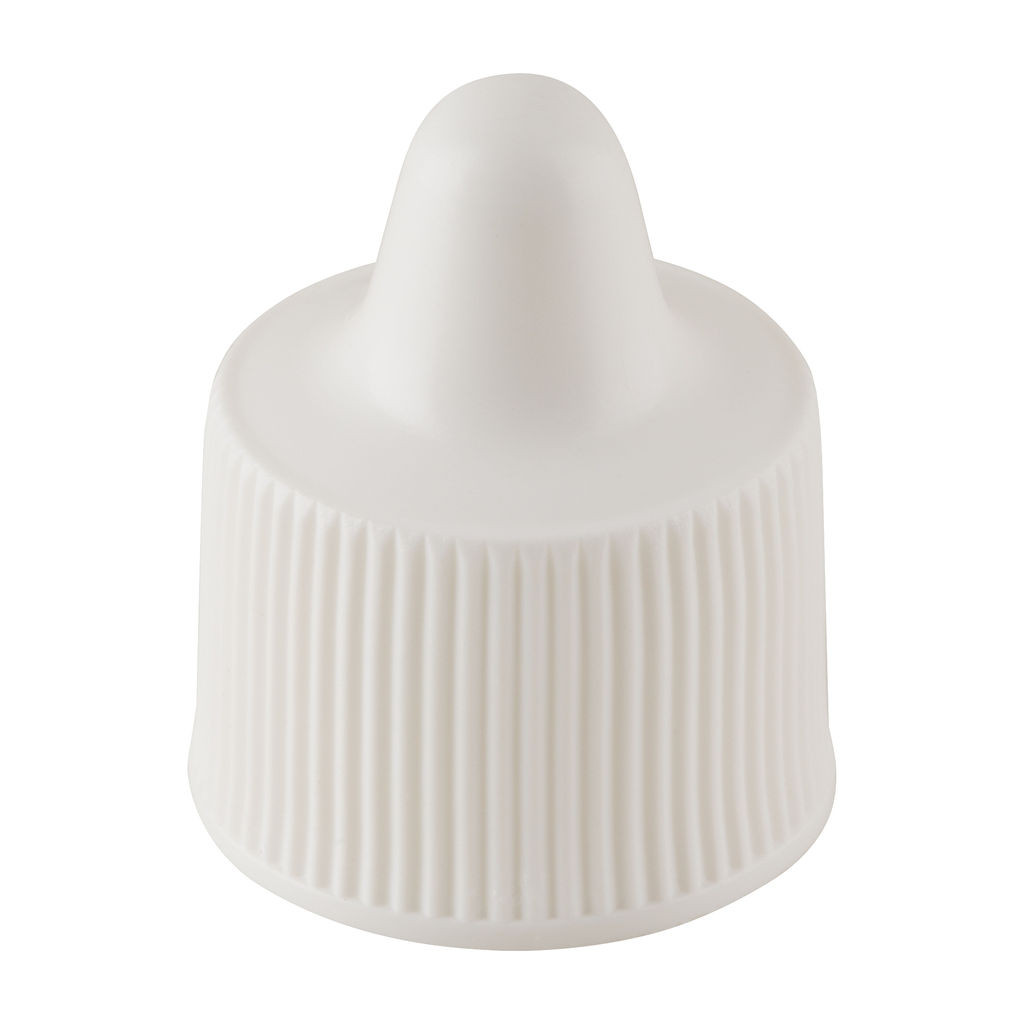 15mm White Plastic Eye Dropper Cap - Plasdene Glass-Pak Pty Ltd