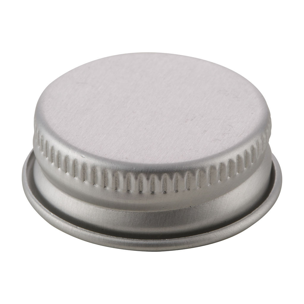 28mm 400 Silver Aluminium Screw Cap with Liner - Plasdene Glass-Pak Pty Ltd