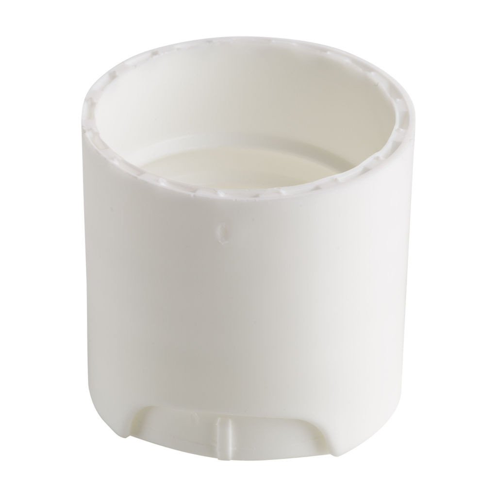 28mm 410 White Plastic Disc Top Cap - Plasdene Glass-Pak Pty Ltd