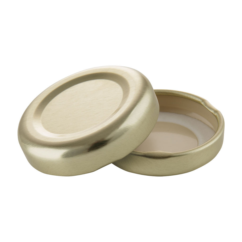 38mm Gold Metal Twist Cap - Plasdene Glass-Pak Pty Ltd
