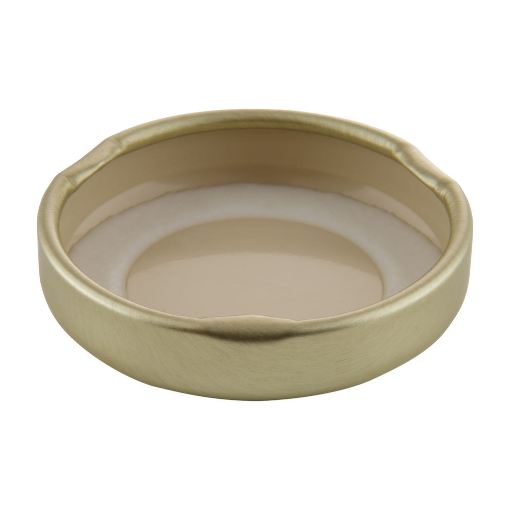 38mm Gold Metal Twist Cap - Plasdene Glass-Pak Pty Ltd