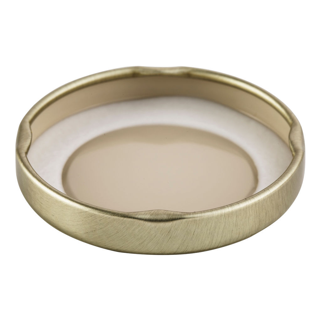 48mm Gold Metal Twist Cap - Plasdene Glass-Pak Pty Ltd