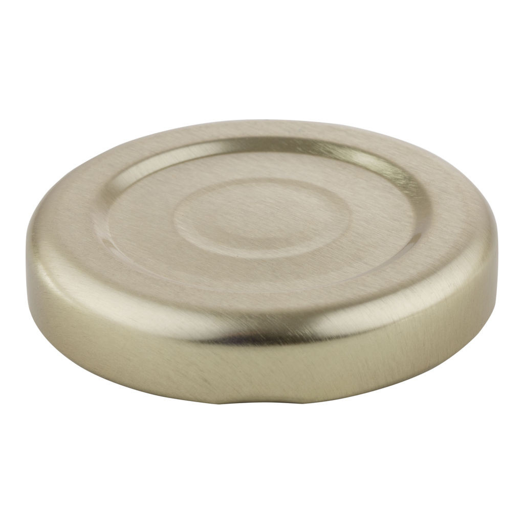 43mm Gold Metal Button Twist Cap - Plasdene Glass-Pak Pty Ltd