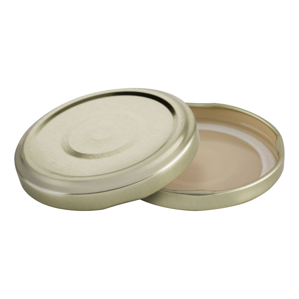 63mm Gold Metal Button Twist Cap - Plasdene Glass-Pak Pty Ltd