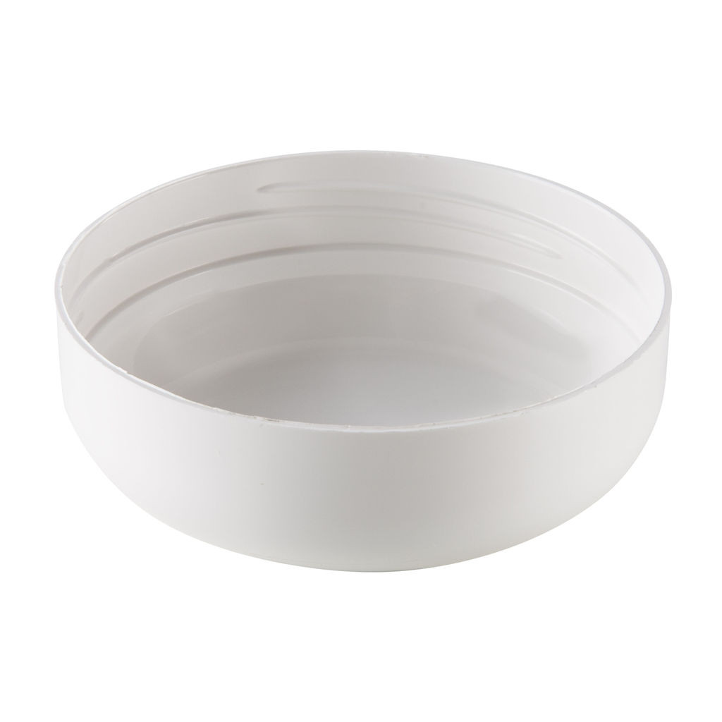 66mm White Plastic Dome Cosmetic Cap - Plasdene Glass-Pak Pty Ltd
