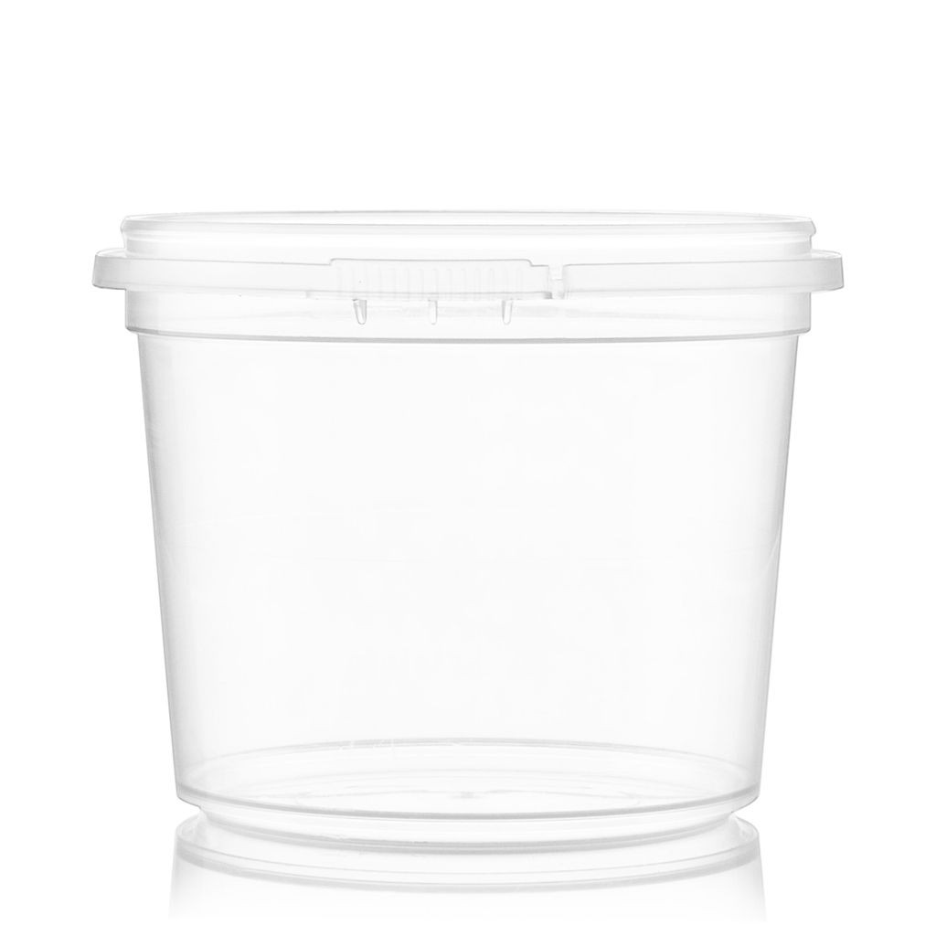 120ml Clear Plastic Food Tub 64mm T/E Finish - Plasdene Glass-Pak Pty Ltd