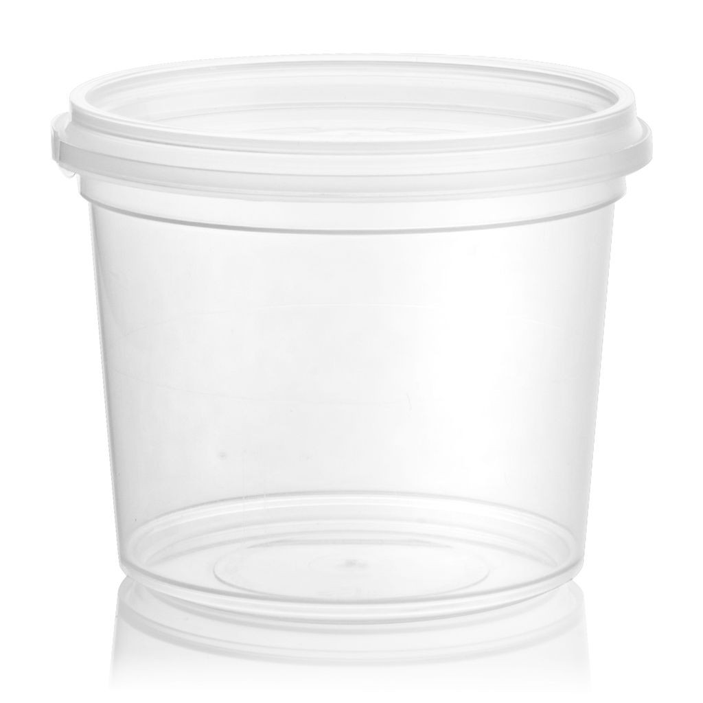 120ml Clear Plastic Food Tub 64mm T/E Finish - Plasdene Glass-Pak Pty Ltd