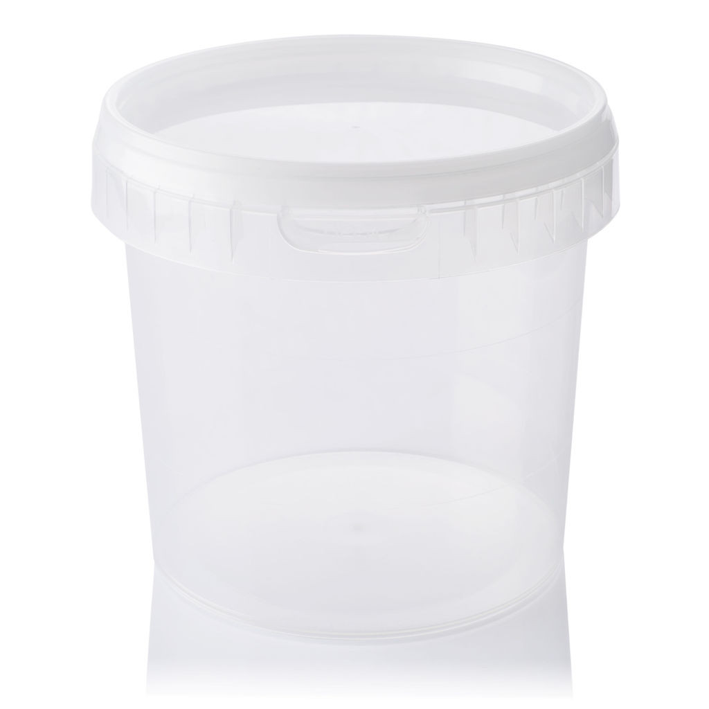 760ml Clear Plastic Food Tub 110mm T/E Finish - Plasdene Glass-Pak Pty Ltd
