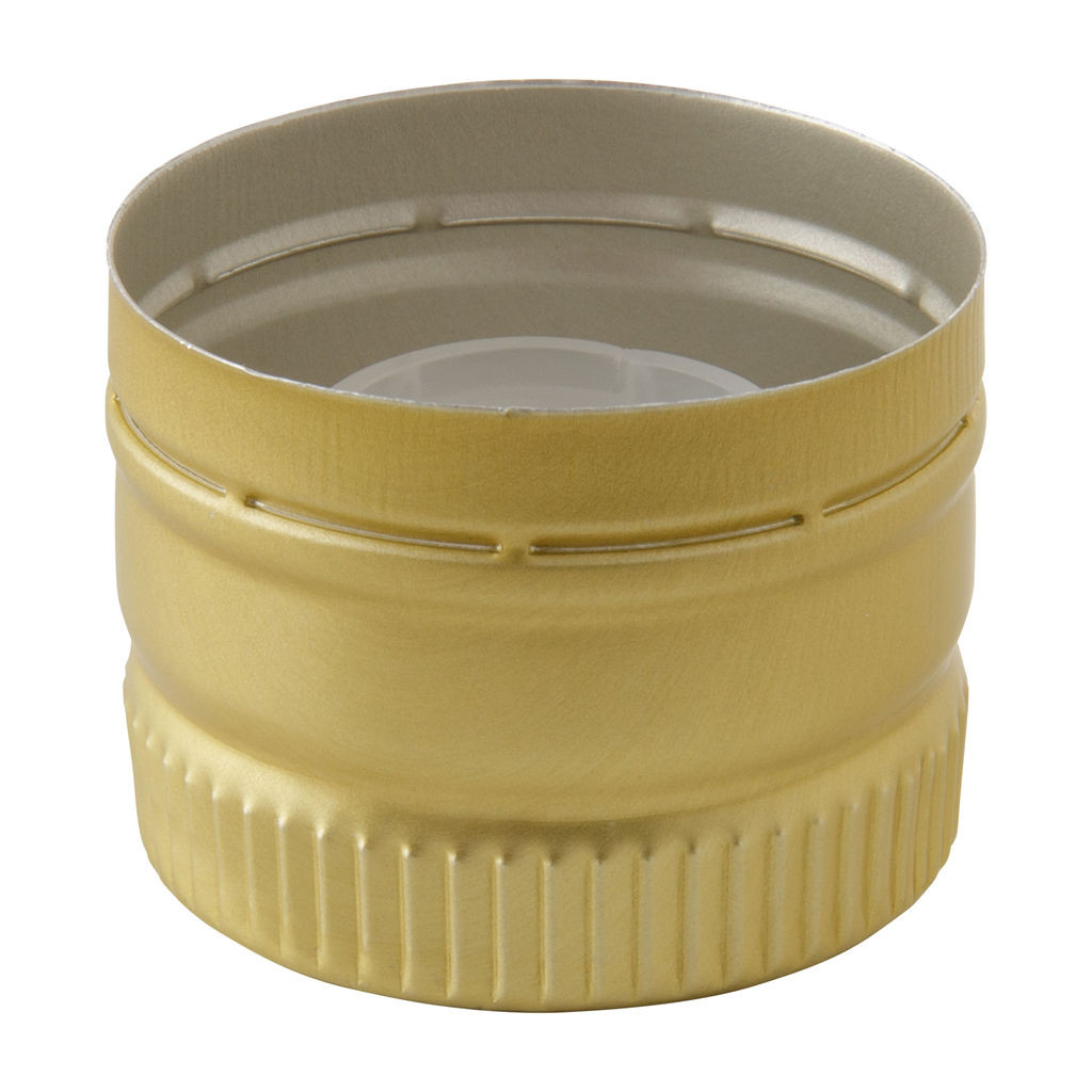 31.5mm Gold Aluminium Tamper Evident Roll-On Cap and Pourer Plug ...