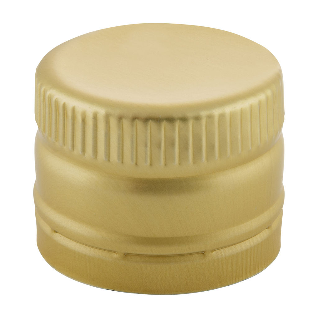 31.5mm Gold Aluminium Tamper Evident Roll-On Cap and Pourer Plug ...