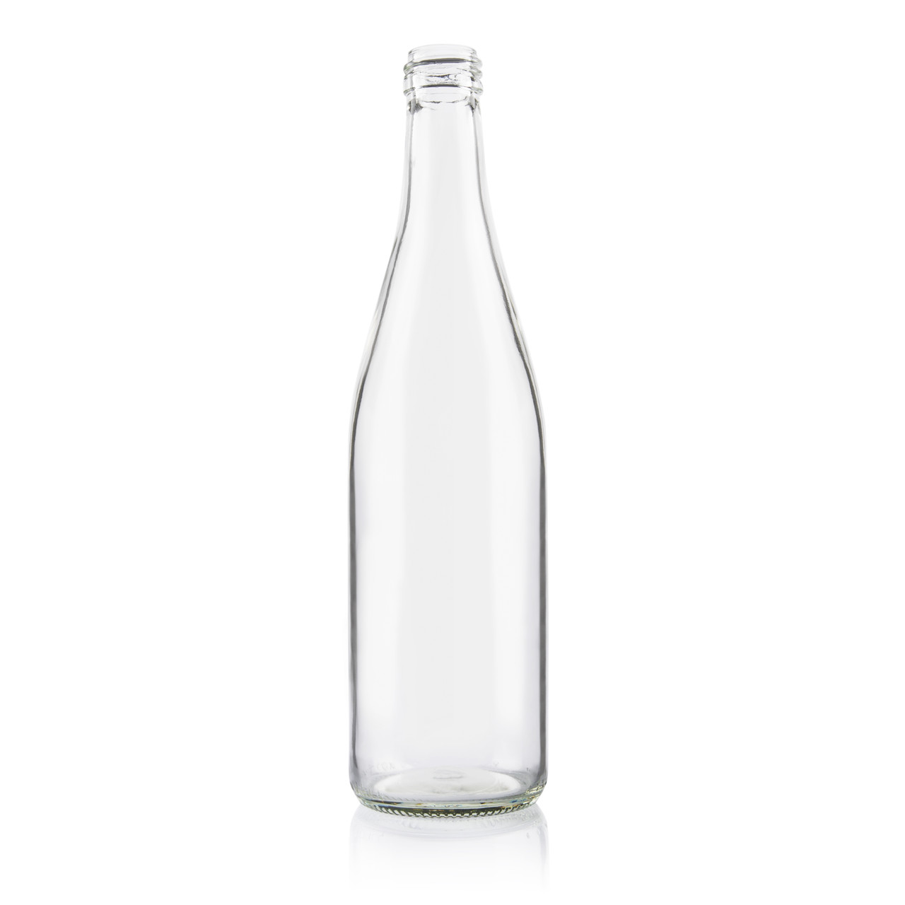 500ml Flint Glass Mineral Water Bottle 28mm Alcoa Finish- Pack ...