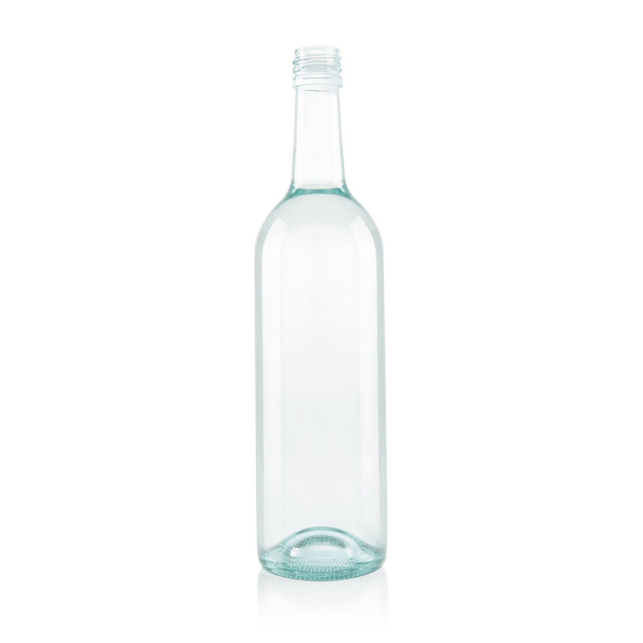 750ml Arctic Blue Glass 417g Claret Bottle BVS Finish - Plasdene Glass ...